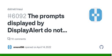 The Prompts Displayed By Displayalert Do Not Follow The Theme Set · Issue 6092 · Dotnetmaui