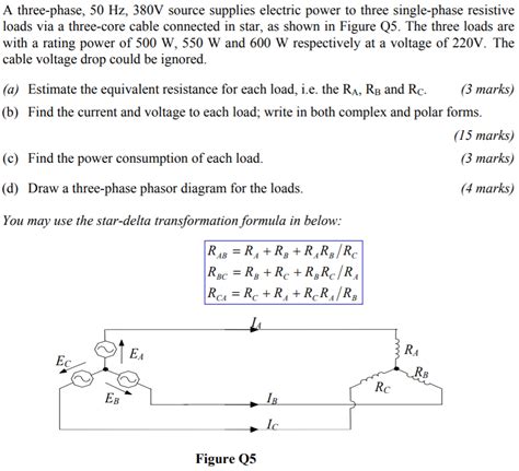 3 Phase Electrical Power Formula