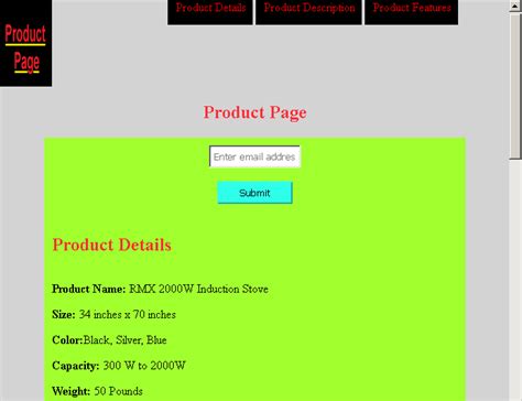 Html Projects Product Page Using Flexbox Notesformsc