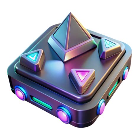 Magnificent Classic Futuristic Pyramid Control Device 3d Render Premium 56746247 Png