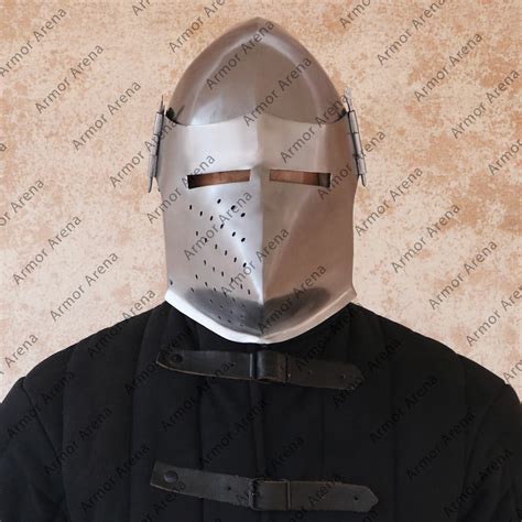 14th Century Bascinet Authentic Medieval Knight Helmet