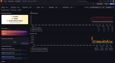 Postgresql Instances Overview Percona Monitoring And Management