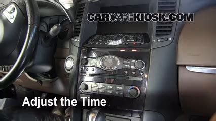 Transmission Fluid Level Check Infiniti FX L V