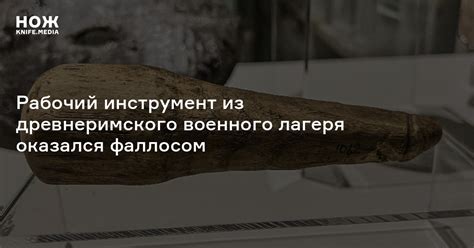 Рабочий инструмент из древнеримского военного лагеря оказался фаллосом — Нож