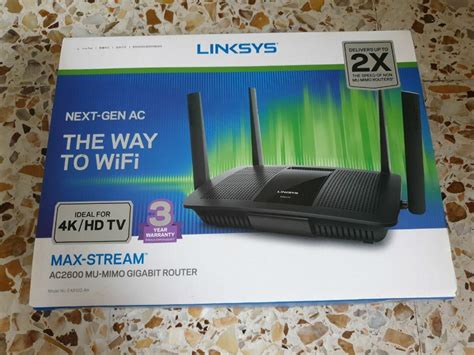 Linksys Max Stream AC MU MIMO Gigabit Router Computers Tech Parts Accessories