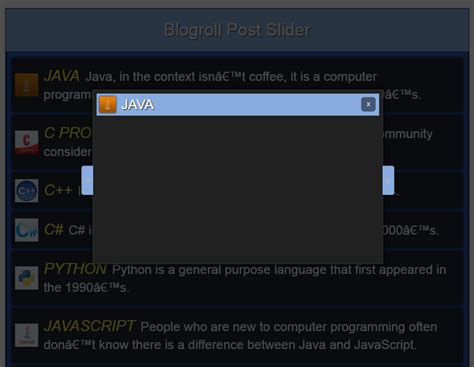 Blog Post Slider Sourcecodester