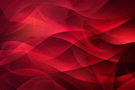 A Red Abstract Background With A Red Abstract Pattern Premium Ai