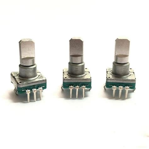 Car Navigation Volume Knob Key Switch Potentiometer Ec11 Encoder 5 Pin 360 Degree
