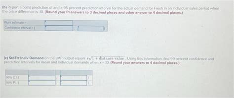 Solved The Following Partial Jmp Regression Output For The