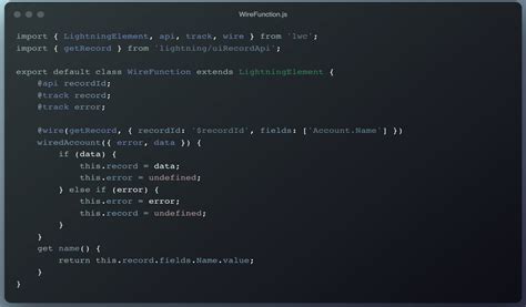 Wire Adapters And Functions In Lwc Apex Hours