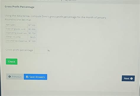 solved using the data below compute dino s gross profit