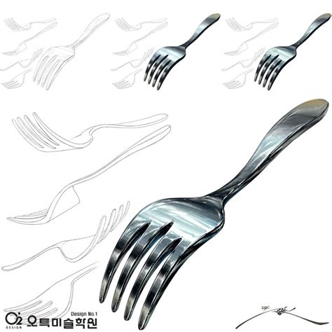 포크 기초디자인 그림 디자인 옵아트 드로잉 아이디어
