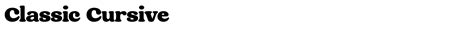 Classic Cursive Font Webfont And Desktop Myfonts