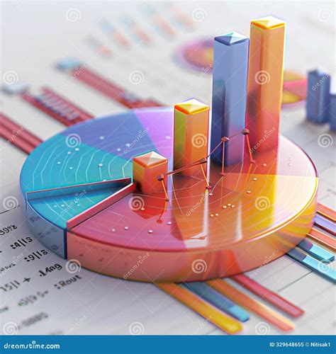 3d Render Icon 3d Bar Chart With Different Anatomy Sections Like Bones Or Muscles Icon 3d