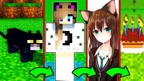 КАК МЕНЯЛАСЬ ДЕВУШКА КОШКА ЛЕОПАРД ОЦЕЛОТ И ЕГО ЖИЗНЕННЫЙ ЦИКЛ В МАЙНКРАФТ ЭВОЛЮЦИЯ НЕКО ТЯН