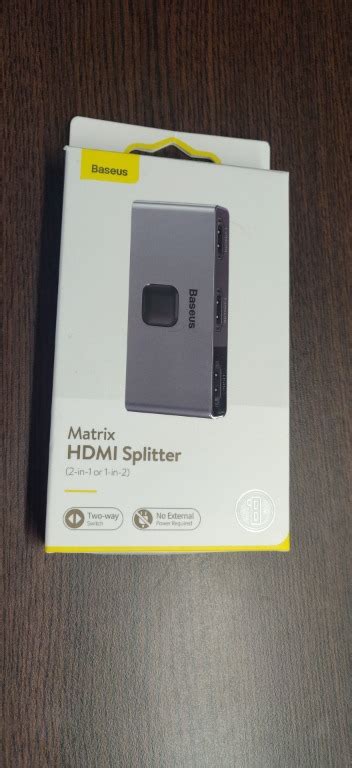 Baseus HDMI Splitter Computers Tech Parts Accessories Cables Adaptors On Carousell