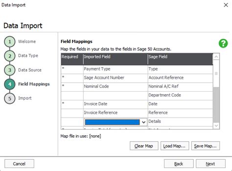how to import invoices to sage 50