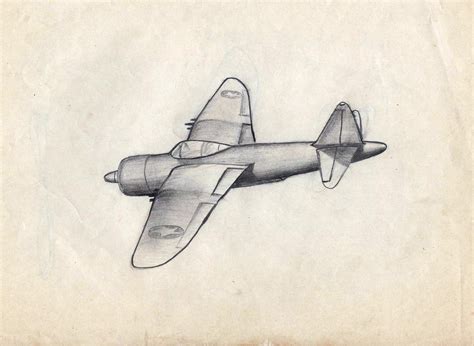 Airplane Pencil Drawing At Getdrawings Free Download