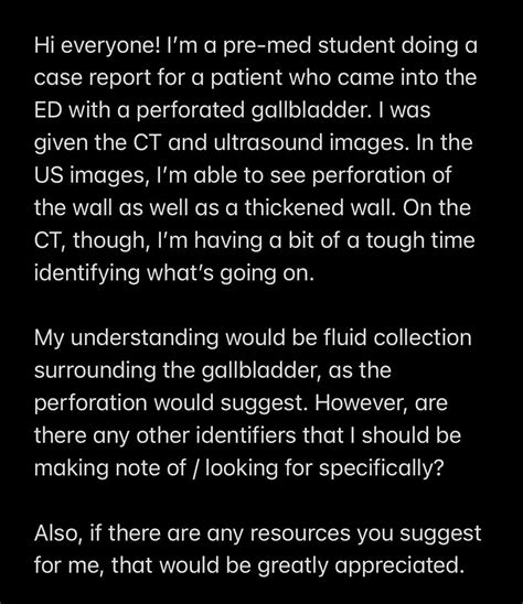 Perforated Gallbladder R Radiology