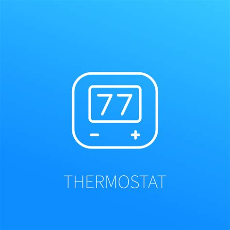 Thermostat Line Icon 4331471 Vector Art At Vecteezy