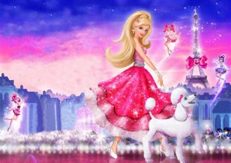 Cute Barbie Logo Wallpaper