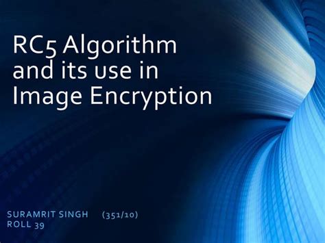 I Mage Encryption Using Rc5 Pptx