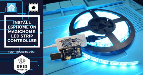 how to install esphome on magichome led controller reid projects