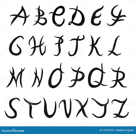 Tribal Letters Drawings Tribal Letters Qnag