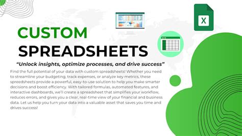 Create Custom Spreadsheets To Boost Productivity By Sheetsolutions