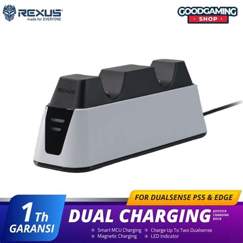 Jual Rexus Dual Charging Dock Charger Joystick Dualsense Ps5 Shopee Indonesia