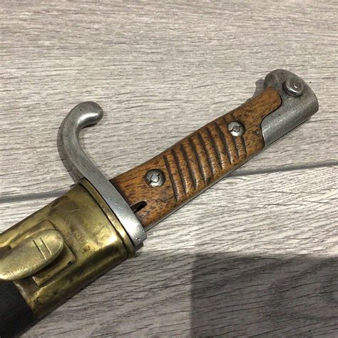 Rare Bavarian As M 71 98 Bayonet Jdr Militaria