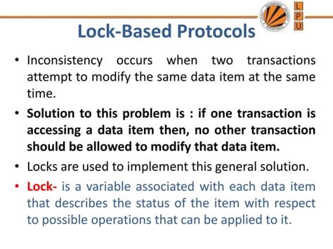 Unit 4 Concurrency Controlpptx Dbms Lovely Pptx