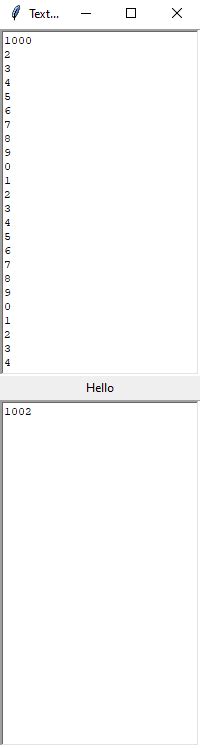 Python Tkinter Text Widget Unexpected Overflow Inside Grid Manager