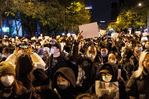 中国抗议者面临的阻碍与前景 纽约时报中文网