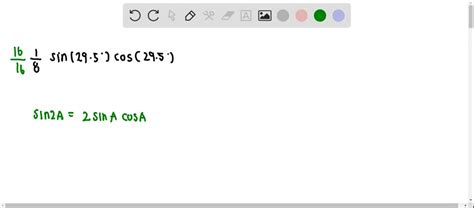 Solveduse An Identity To Write Each Expression As A Single