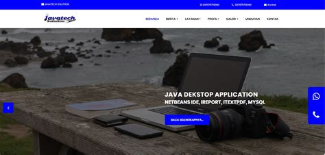 Website Javatech Solution Javatech Solution