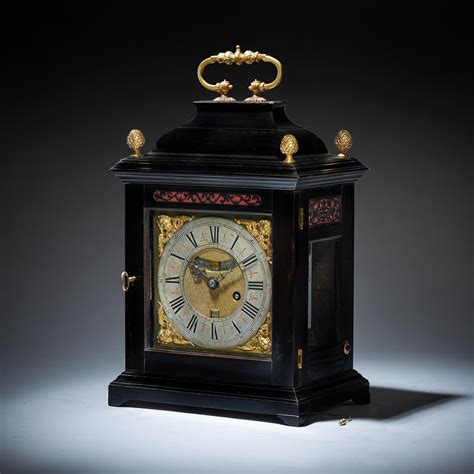 17th Century Eight Day Spring Driven Table Clock Circa 1695