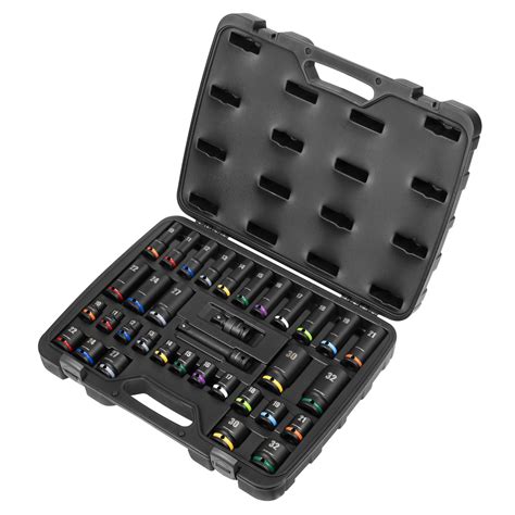 Impact Socket Set 1 2sq Drive 34pc Mdtools