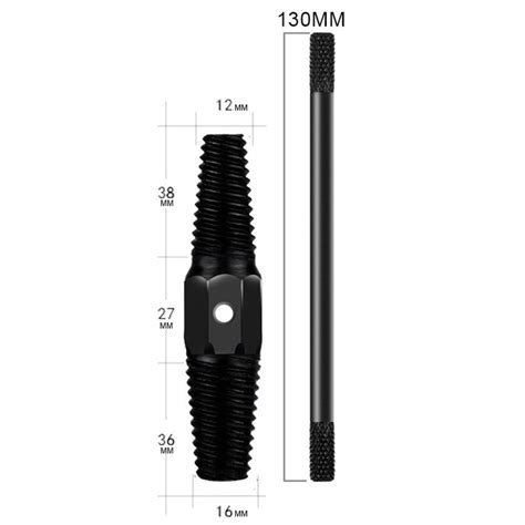 Dual Use12 인치 34 인치 손상된 와이어 나사 추출기 물 파이프 삼각형 밸브 탭 깨진 와이어 나사 추출기 리무버