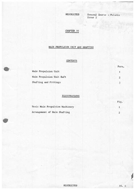 Graph Basic Main Propulsion Machinery Polaris Nuclear Information