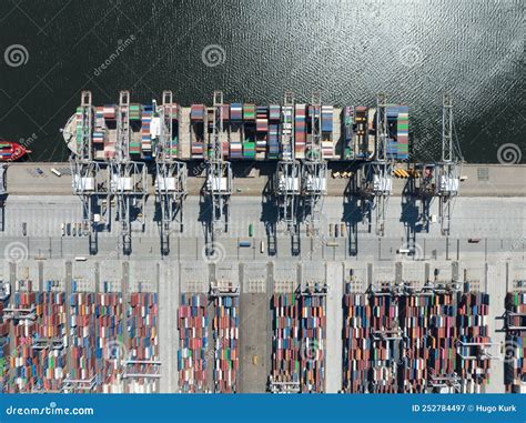 Loading And Unloading Ramp At Small Ferry Terminal Editorial Photo