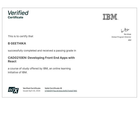 b geethika on linkedin i hereby produce my course completion