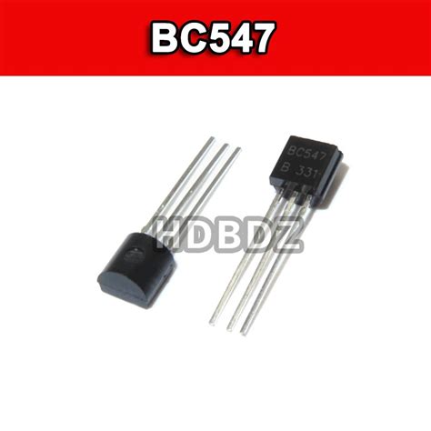 50~100pcs Bc547 To 92 Low Power Triod Amplifier ทรานซิสเตอร์ Ic Bc547b