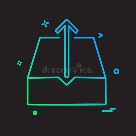 Dropbox Icon Design Vector Stock Vector Illustration Of Design 125533762