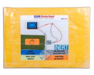 Inert Anti Probe Training Aid DSA Detection Part Number MTK