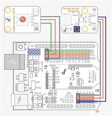 Arduino教程中级 项目四 声控灯 Df创客社区 分享创造的喜悦 Arduino教程中级 项目四 声控灯 Df创客社区 分享创造的喜悦