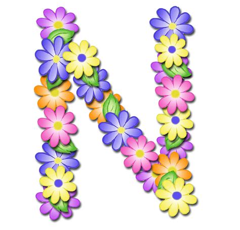 Letras En Flores