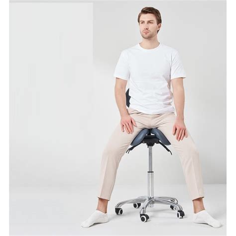 Професионален работен стол седло за зъболекари лекари тауисти масажисти с ергономичен дизайн