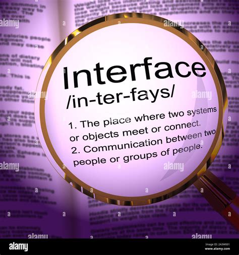 Interface Definition Which Means The Connecting Link On Communications A Coupling Or Interface Definition Which Means The Connecting Link On Communications A Coupling Or