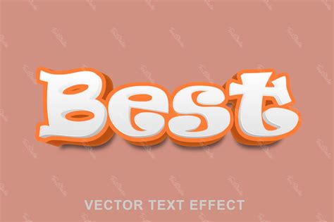 Best Funky 3d Font Style Effect Free Vector File